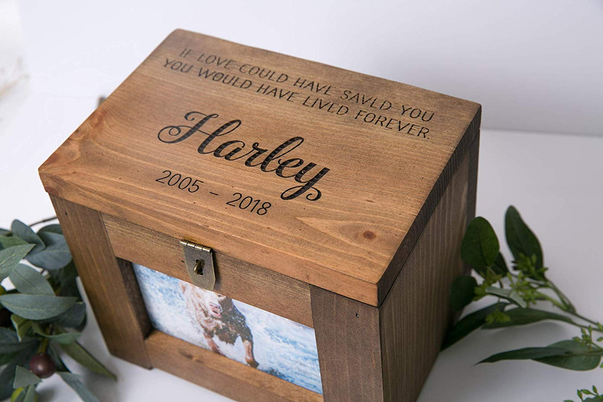 Pet Memory Box - Custom Wood Pet Urns - Made in USA – Cades and Birch