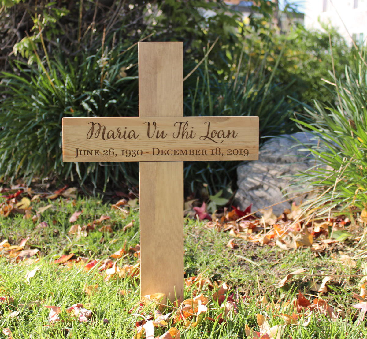 Wooden Memorial Crosses - Made in USA – Cades and Birch