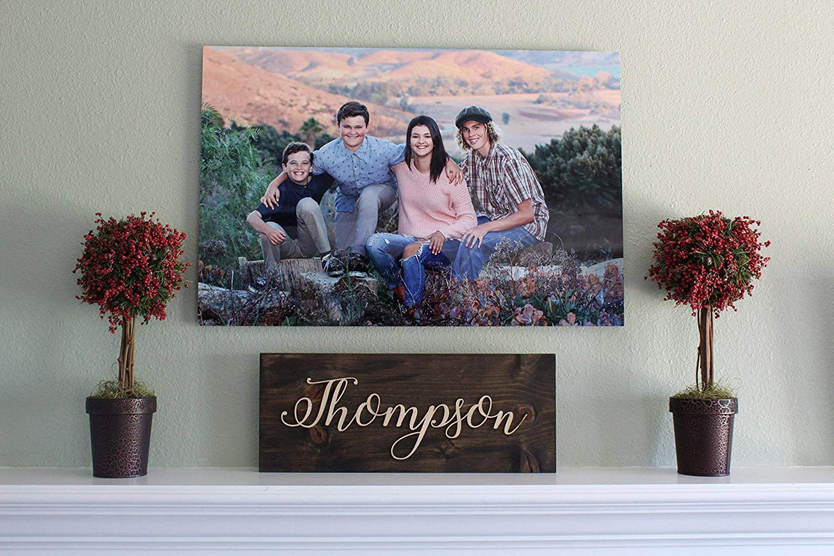 Rustic Wood Personalized Sign - Birch – Cades and Birch